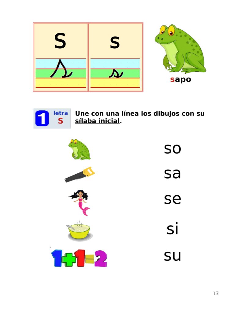 Cuadernillo de Lectoescritura para Trabajar las Consonantes