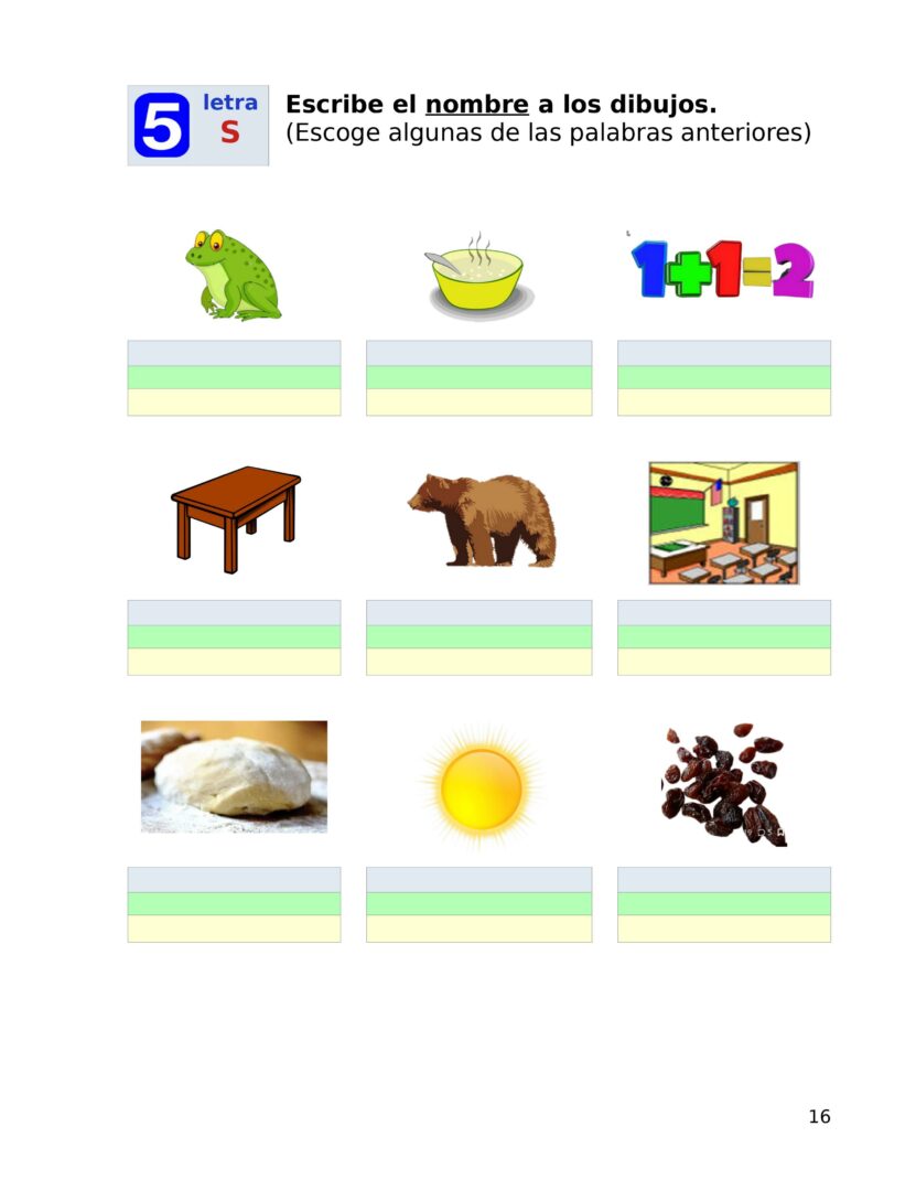 Cuadernillo de Lectoescritura para Trabajar las Consonantes