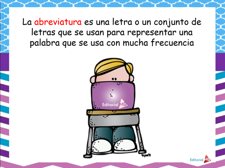 ¿Qué es una Abreviatura? Aprende con esta guía para niños