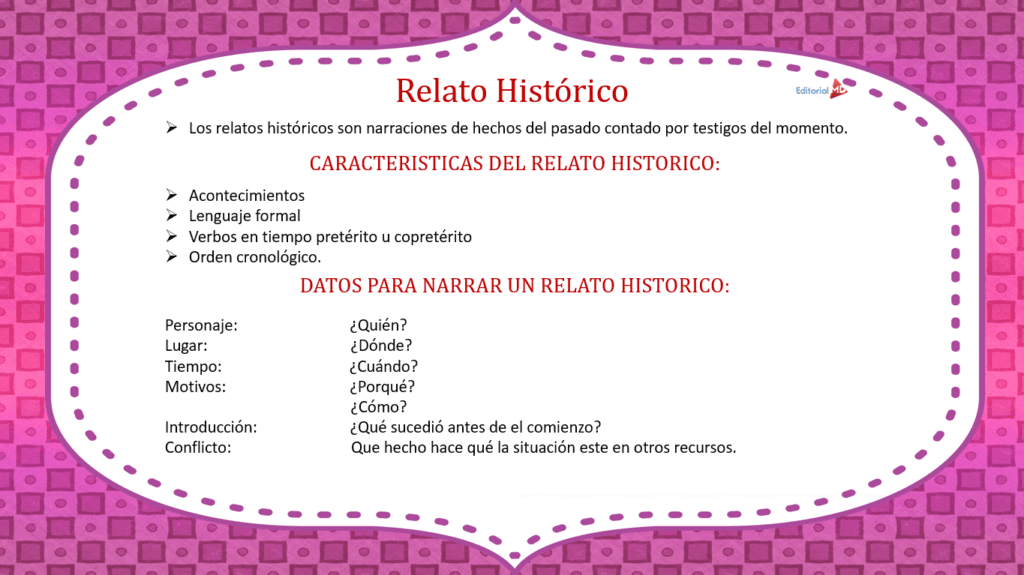 ¿Qué es un relato histórico? Para niños de Primaria ¿Qué es un relato histórico? Para niños de Primaria