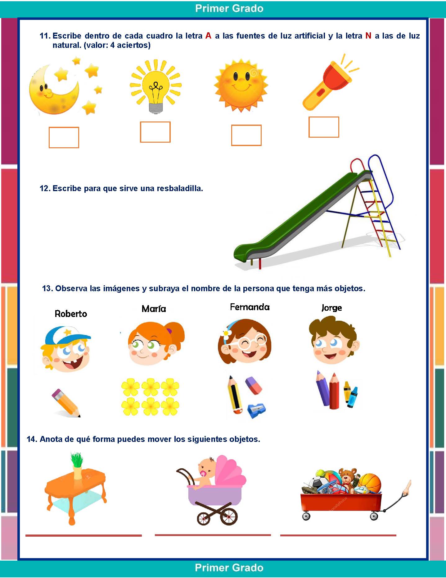 Cuadernillo De Actividades Para Primer Grado Orientacion