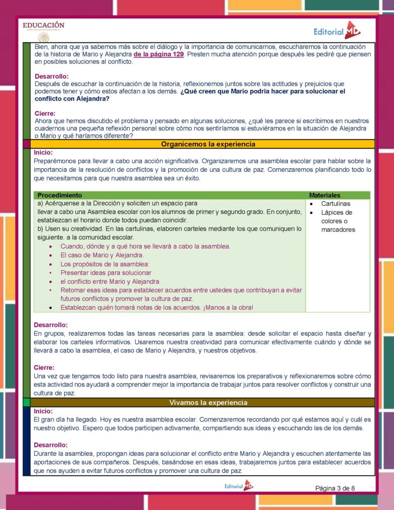 Planeaciones del mes de Abril Primer Grado 2024 (NEM)