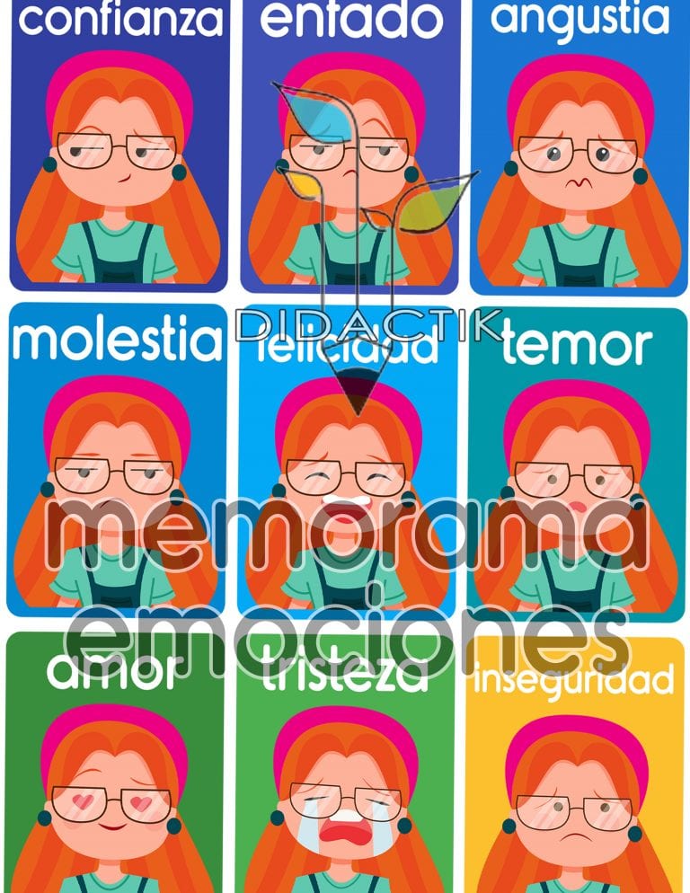 Memorama de Emociones para Niños 2020 en PDF