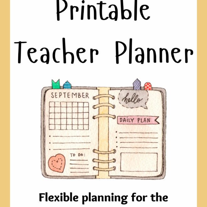 Printable Teacher Planner | 2023-2024