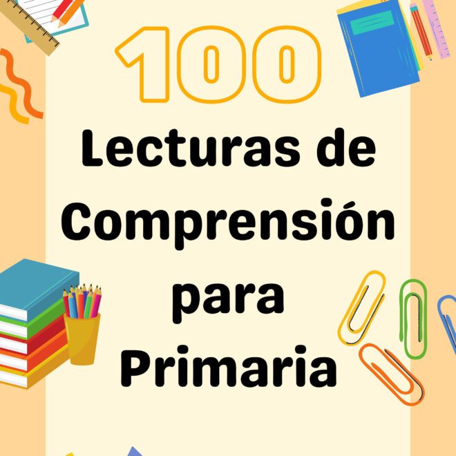 100 Lecturas de Comprensión para Primaria (con claves de respuesta)