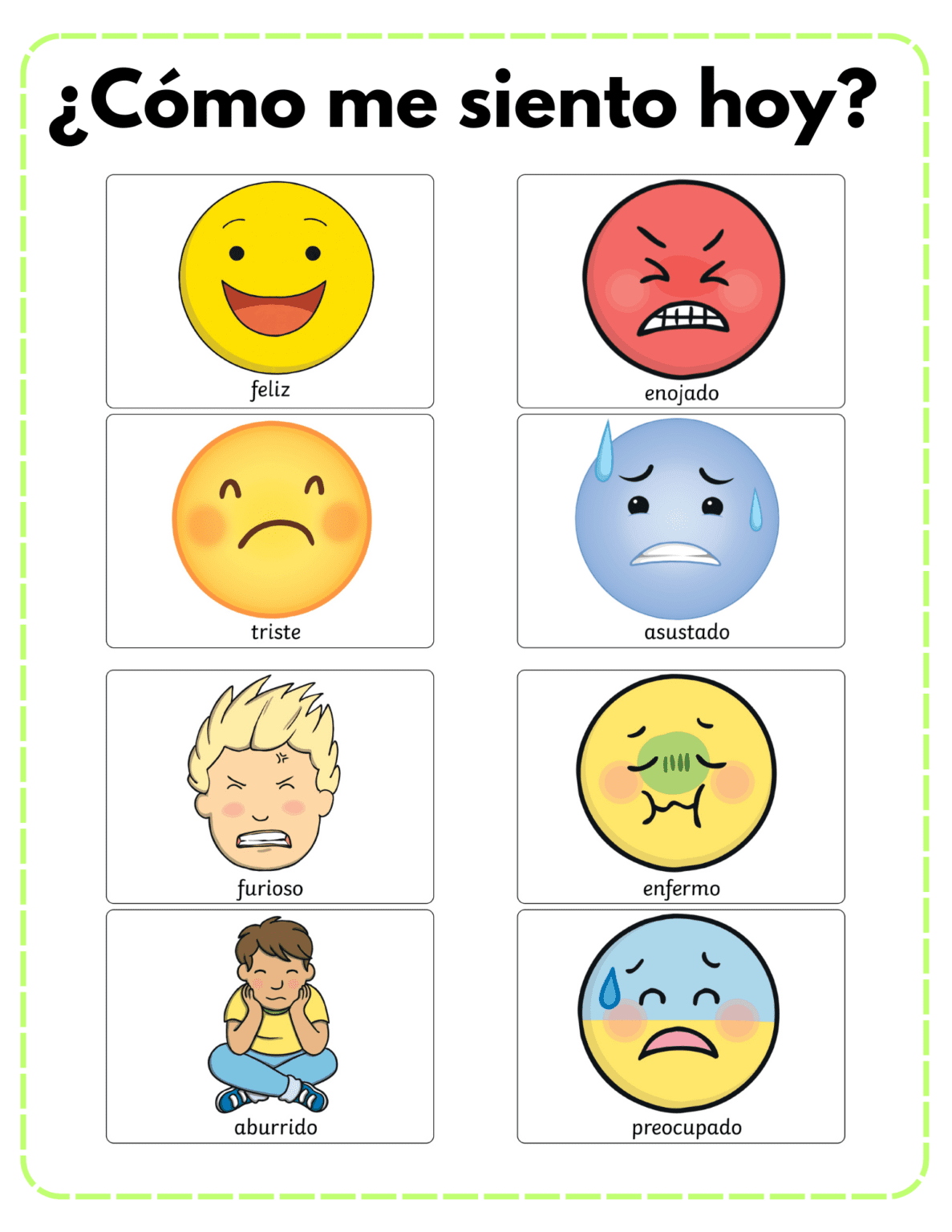 Mis emociones (Actividades para la Inteligencia Emocional)