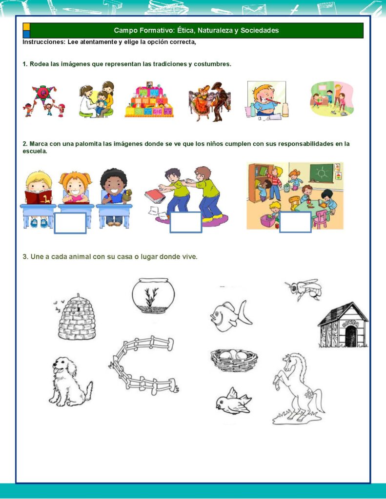Evaluación Diagnóstica Primaria 2° Grado Ciclo Escolar 2025 – 2026 (NEM)