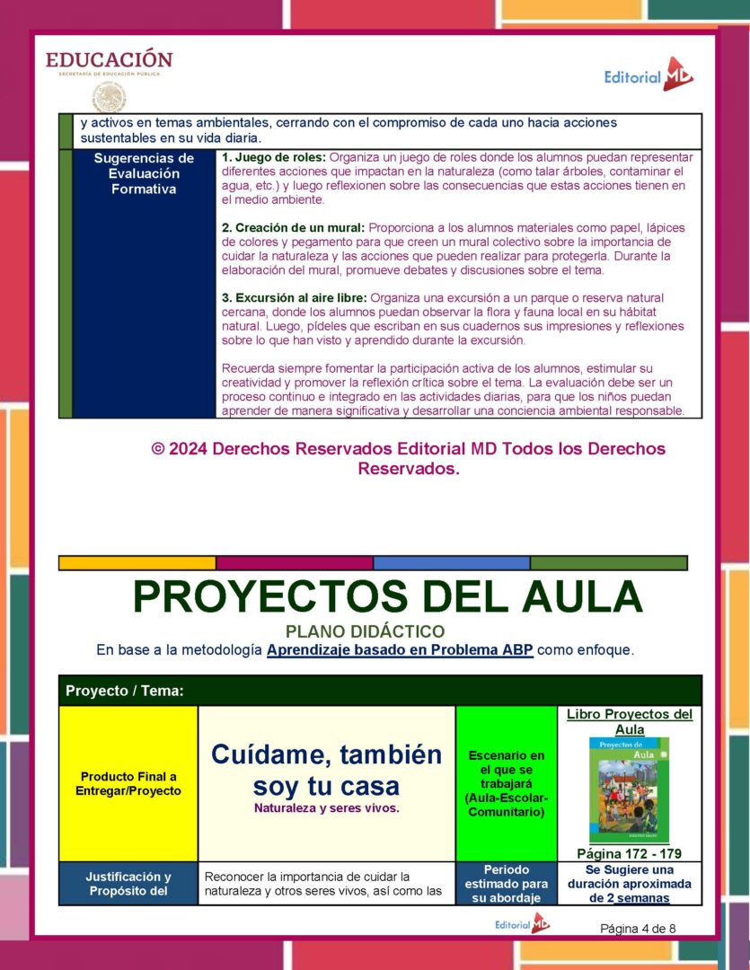 Planeaciones del Mes de Abril Segundo Grado 2024 (NEM)