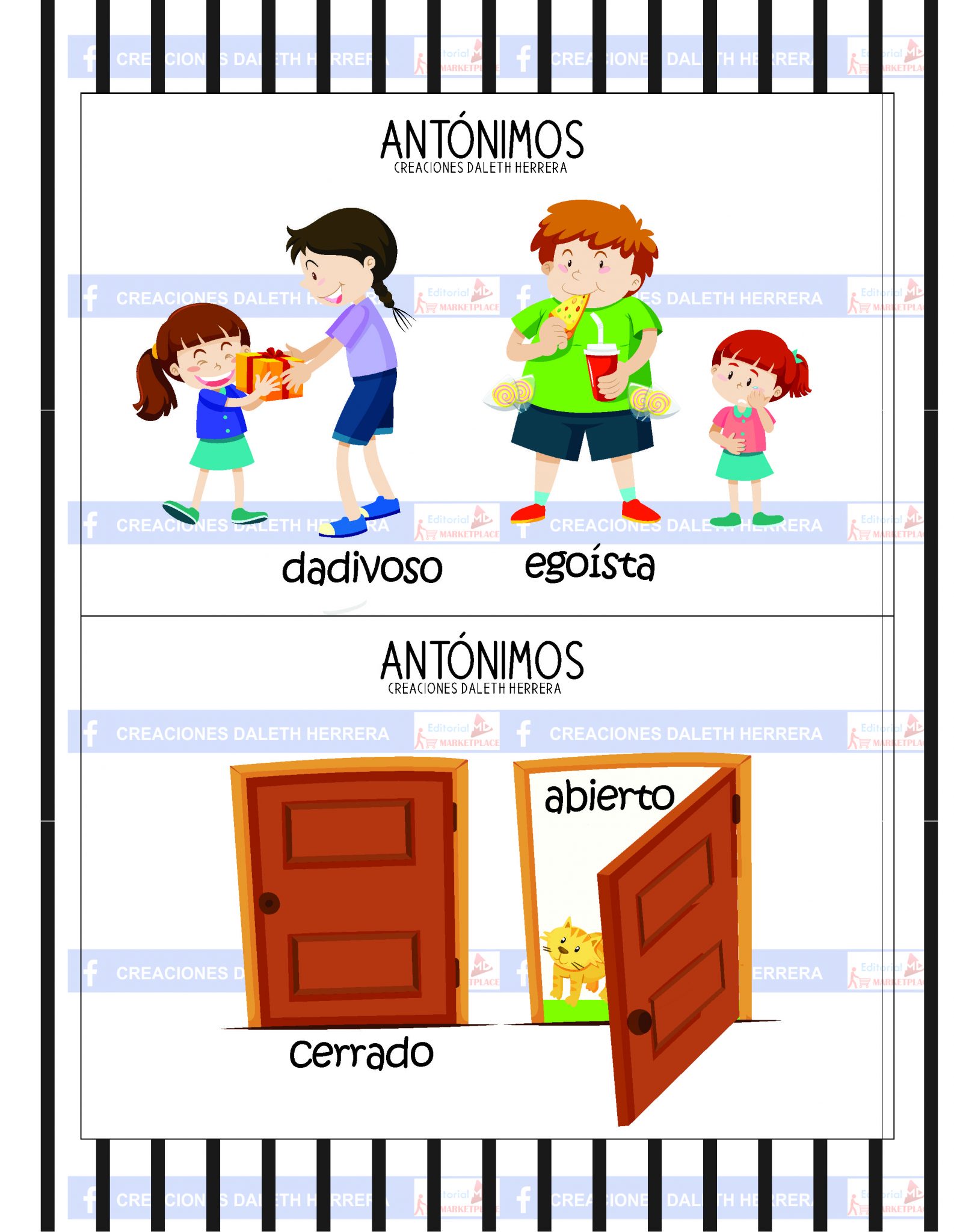 Antónimos ilustrados