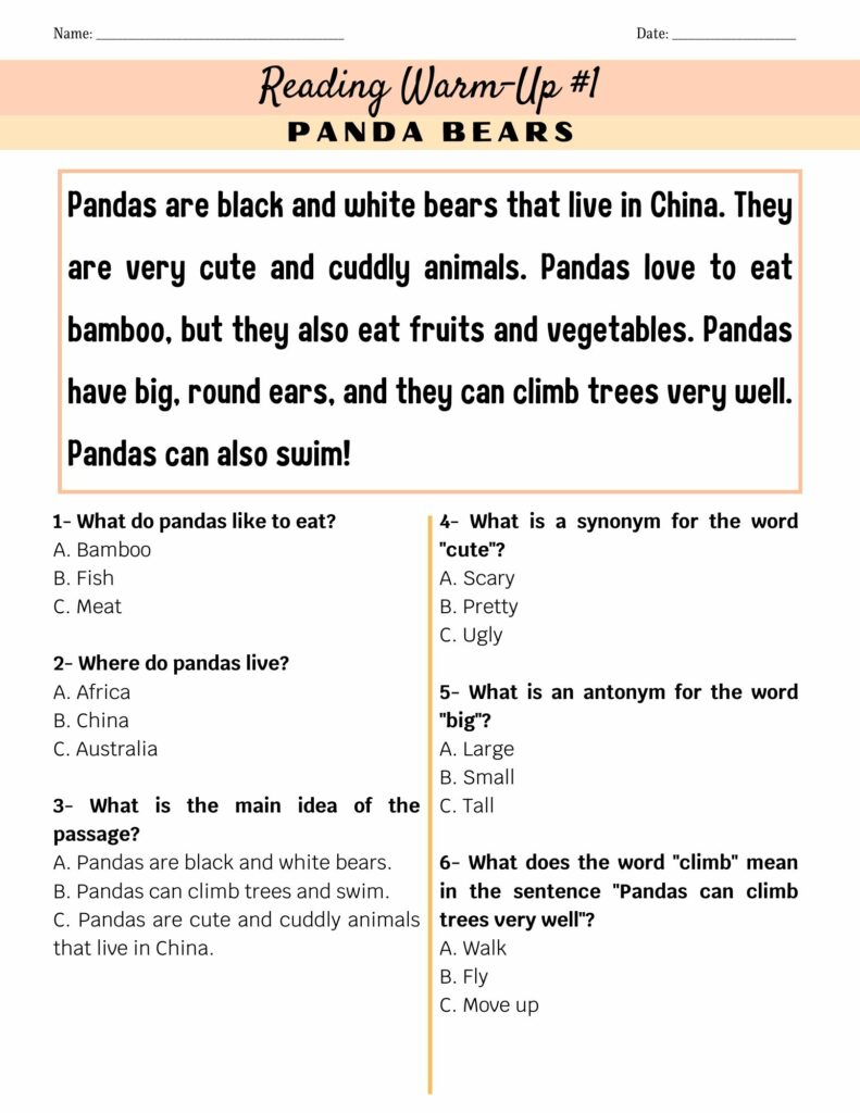 100 Lecturas de Comprensión Lectora en Inglés