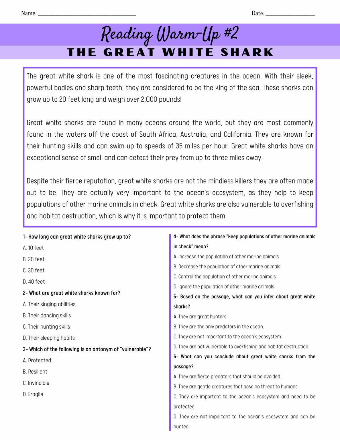 100 Lecturas de Comprensión Lectora en Inglés