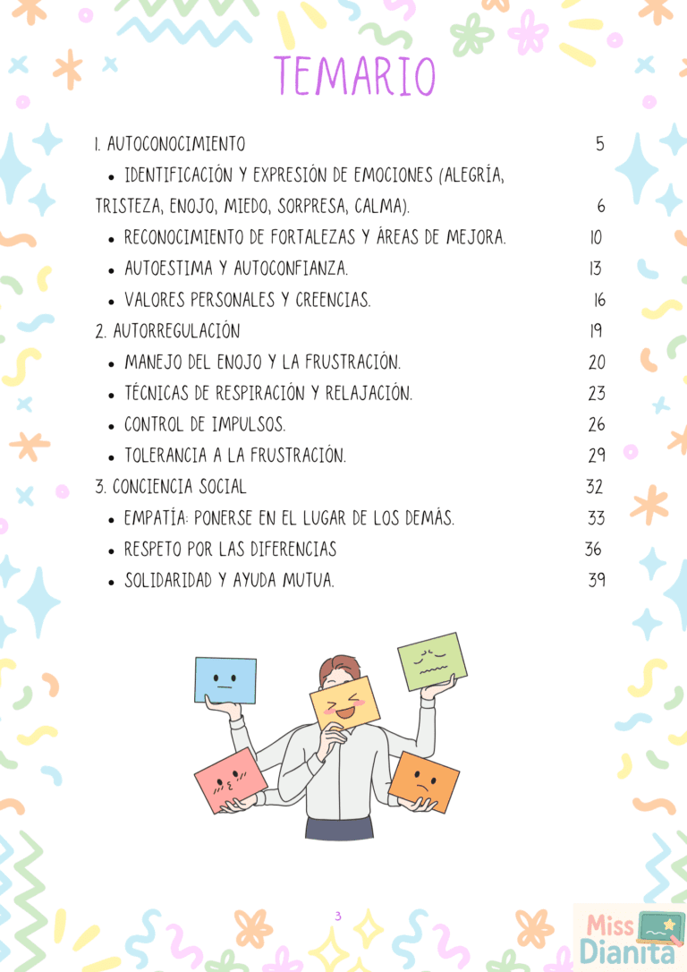 Cuadernillo Actividades Educación Socioemocional
