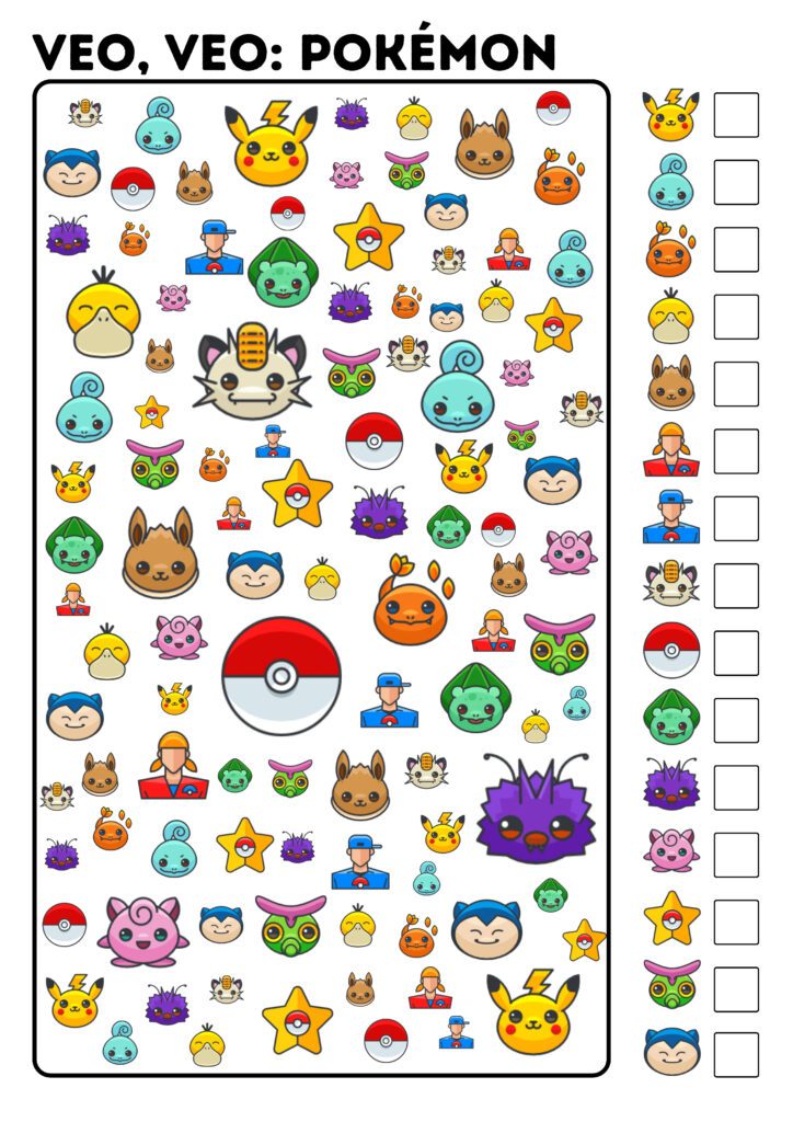 Veo, Veo: 50 Juegos para Imprimir