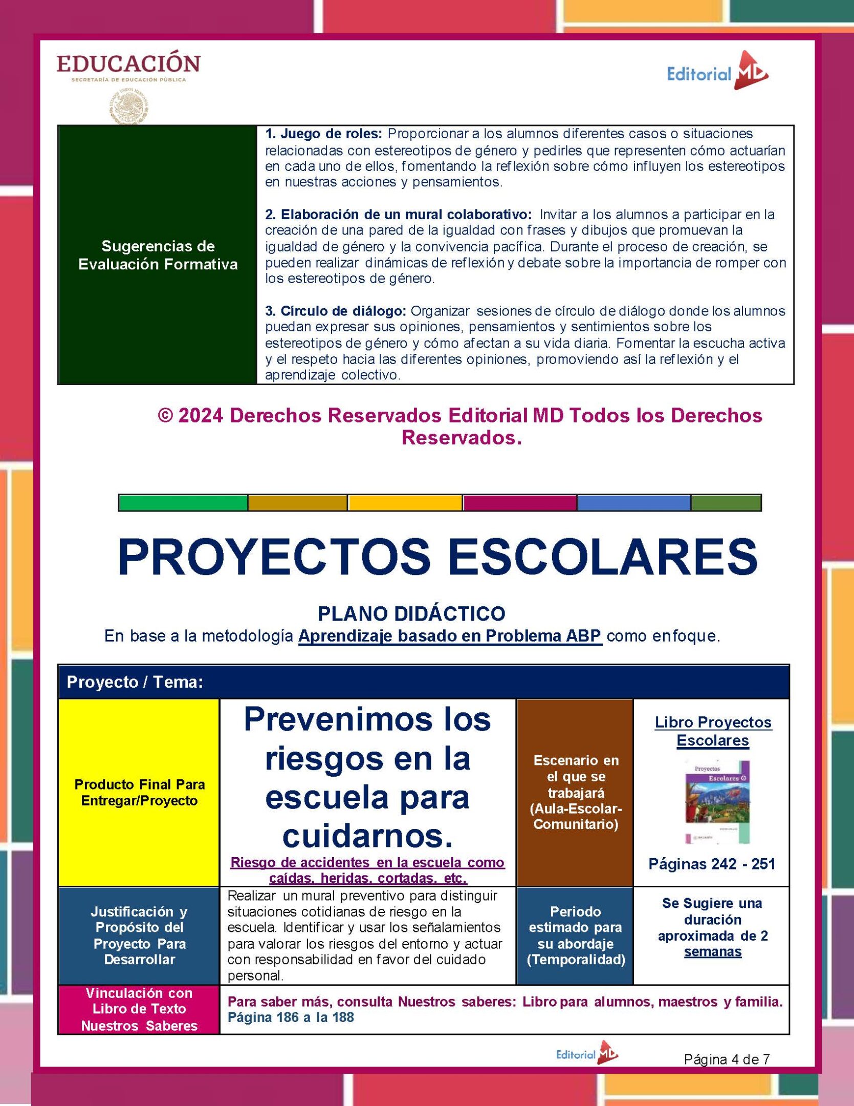 Planeaciones de Abril Tercer Grado 2024 (NEM)