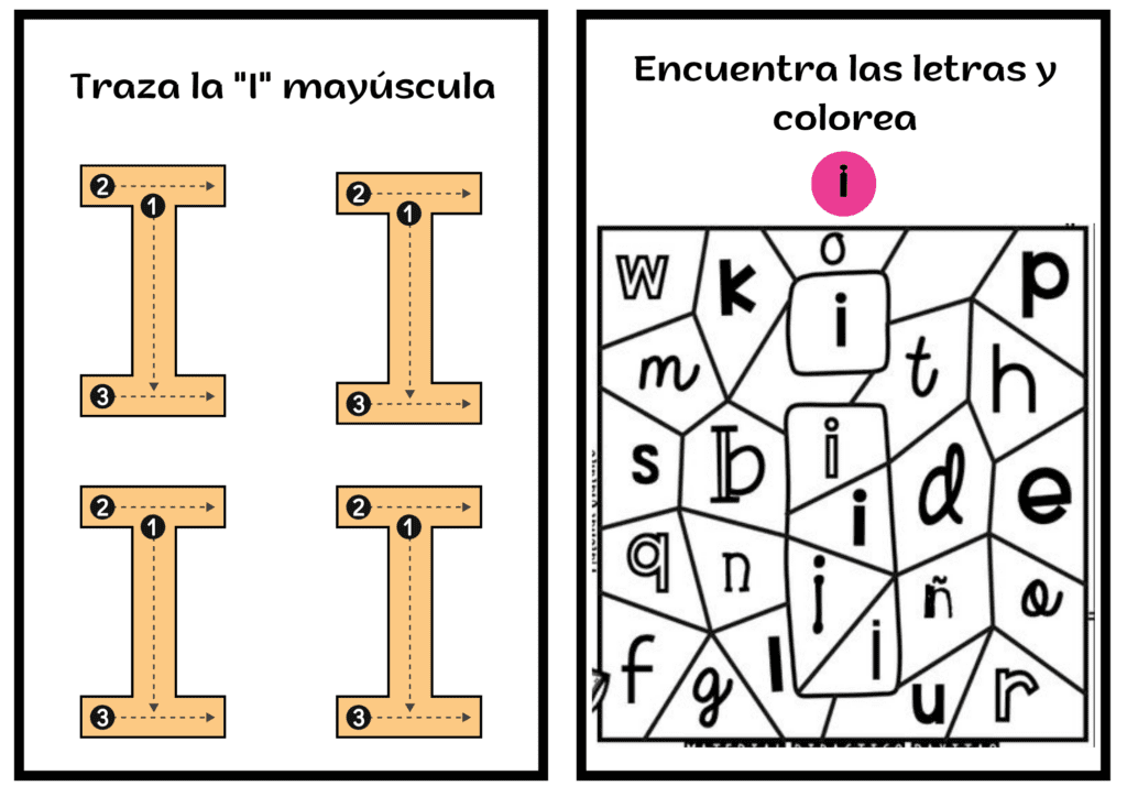 Cuadernillo LETRA "I"