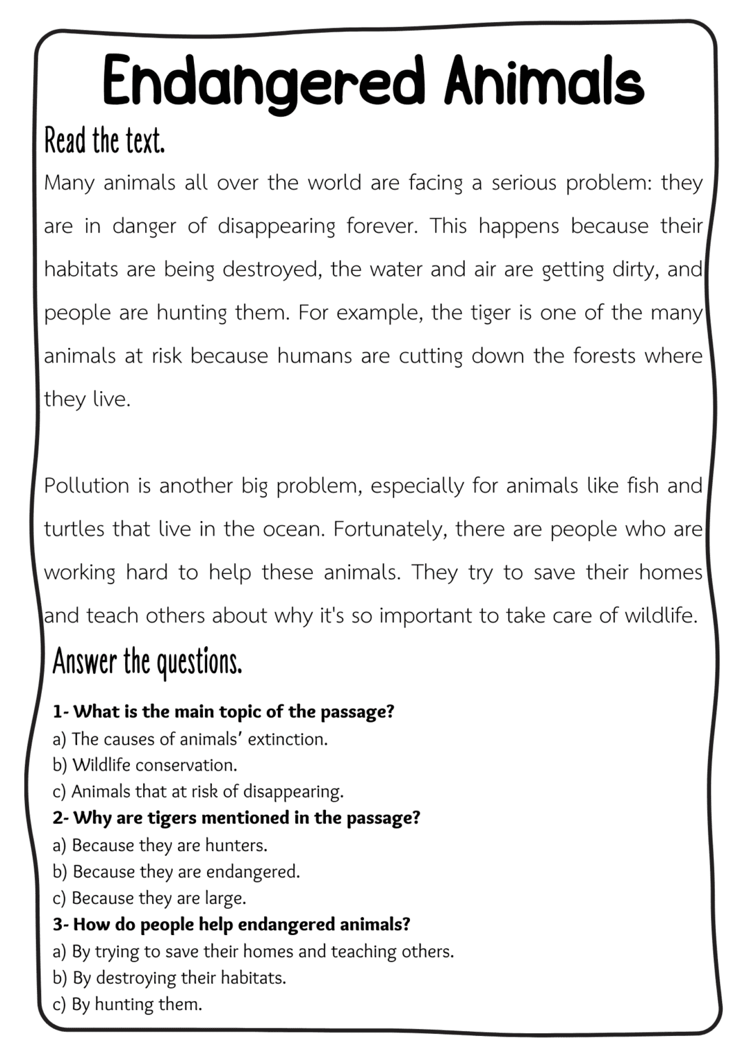 50 Lecturas en Inglés para 4to Grado de Primaria (Reading Comprehension)