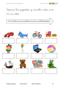 English Vocabulary Book, 5-7 years old. Libro de vocabulario inglés, 5 ...