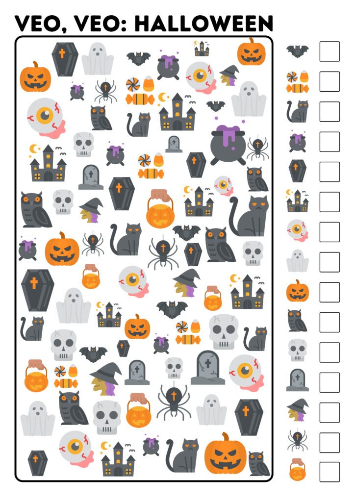 Veo, Veo: 50 Juegos para Imprimir