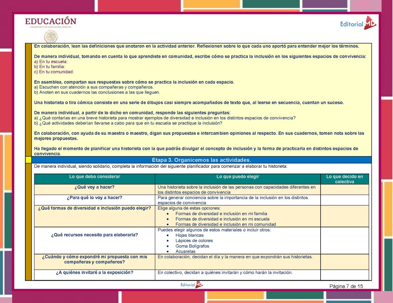 Planeación de Enero de Sexto Grado de Primaria 2025 - 2026 NEM