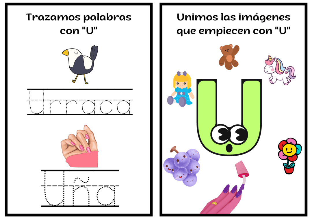 Cuadernillo letra "U"