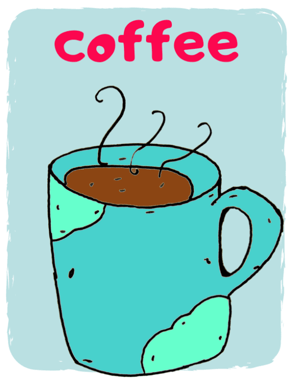 Flash cards food and fruit