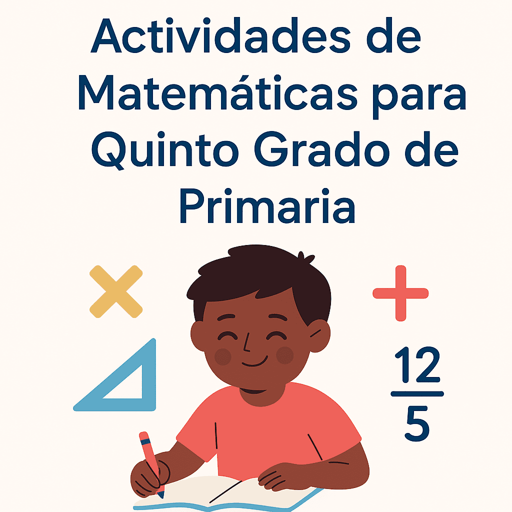 Actividades de Matemáticas para Quinto Grado para Imprimir