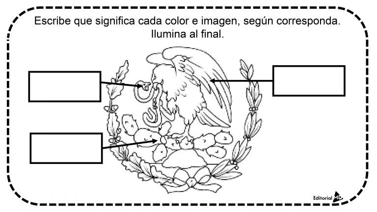 Historia de la bandera Mexicana para niños