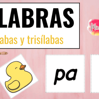 Palabras Bisílabas y Trisílabas Para Niños