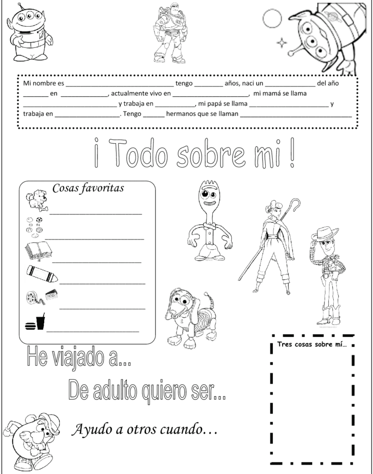 Fichas Para Conocer a los Alumnos