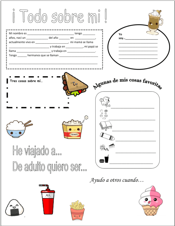 Fichas Para Conocer a los Alumnos