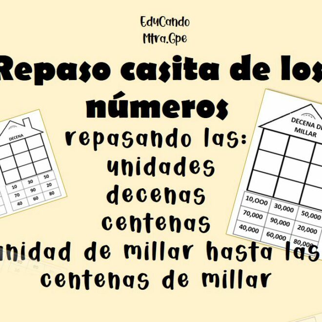 Casita de los Números: Aprende el Valor Posicional