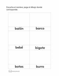 Aprendo las Consonantes