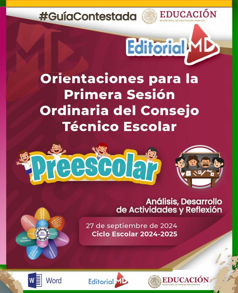 CTE Septiembre 2024 Contestado Preescolar (RESPUESTAS)