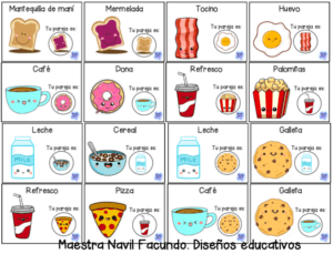 Tarjetas para formar parejas