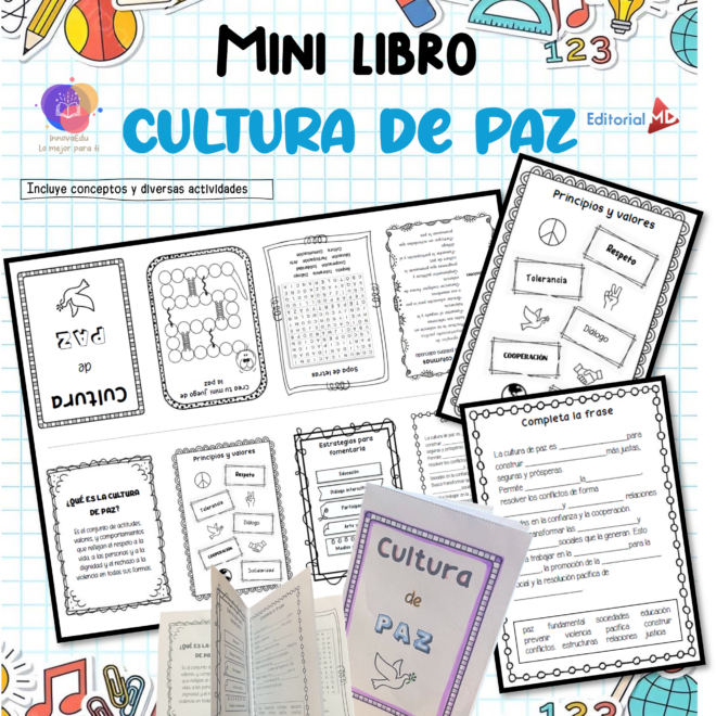 Mini libro Cultura de Paz