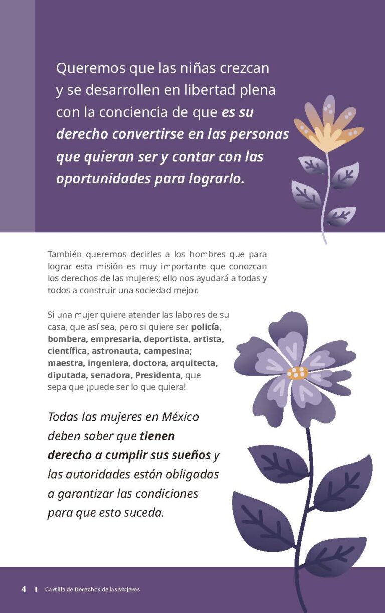 Cartilla de Derechos de las Mujeres !GRATIS PowerPoint Editable!