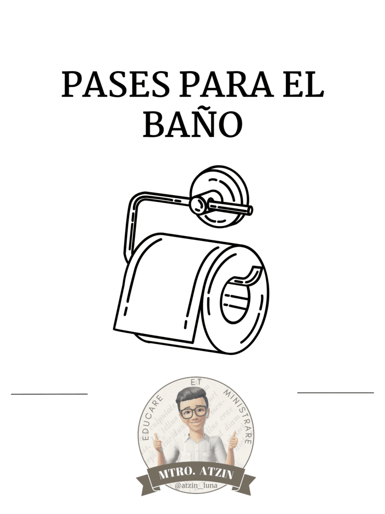 Pases para el baño.