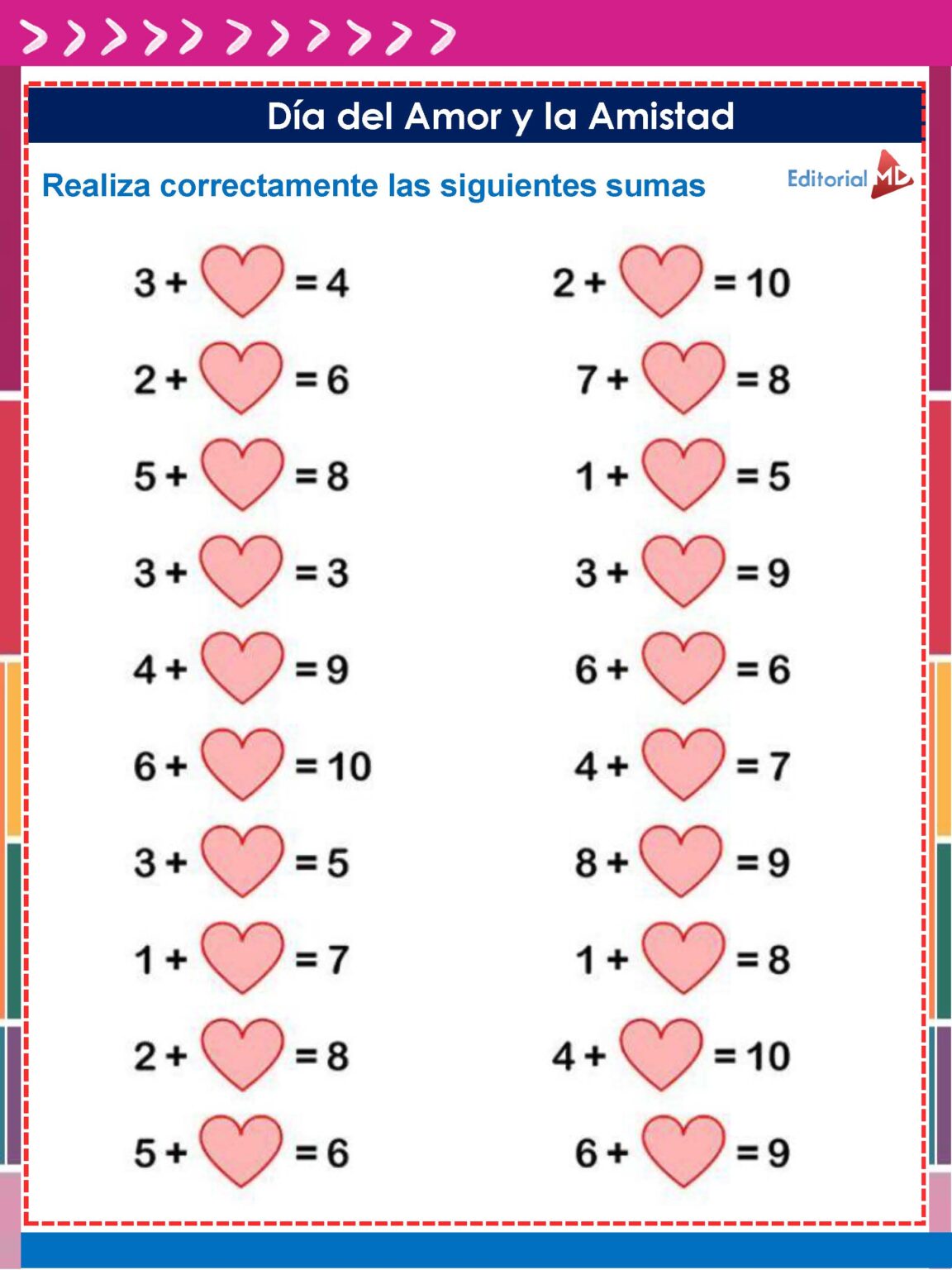 Cuadernillo de Trabajo “Día del Amor y la Amistad” Primaria NEM 2025 – 2026