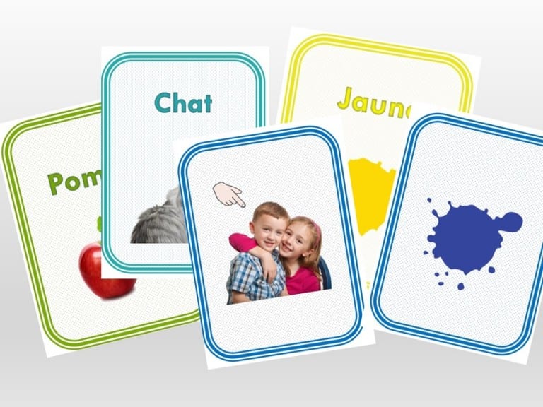 Flash Cards En Frances Para Imprimir (MEMORAMA FANTÁSTICO)