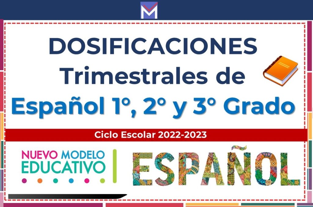 Dosificación Anual Español 1°, 2° y 3° Grado Secundaria (2022-2023)