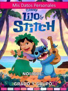Agenda Escolar Lilo & Stitch 2025 – 2026 Editable