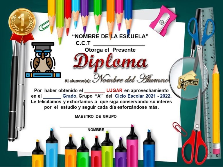 Paquete de +50 Diplomas de Graduación (Editables) Power Point 2026