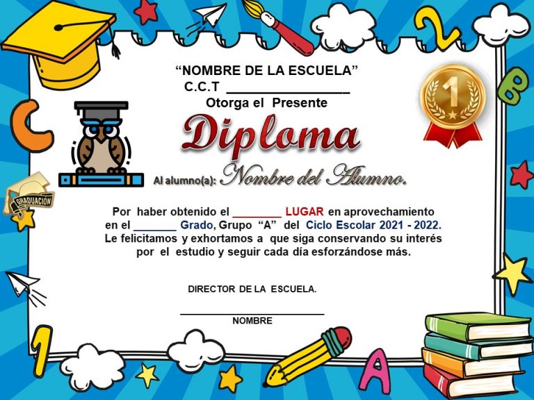 Paquete de +50 Diplomas de Graduación (Editables) Power Point 2025