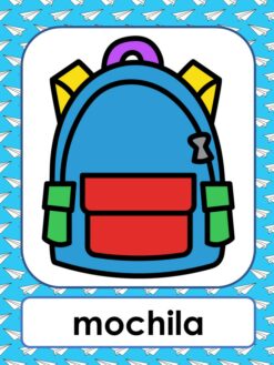 Tarjetas Didácticas de Vocabulario Escolar (NIÑO)