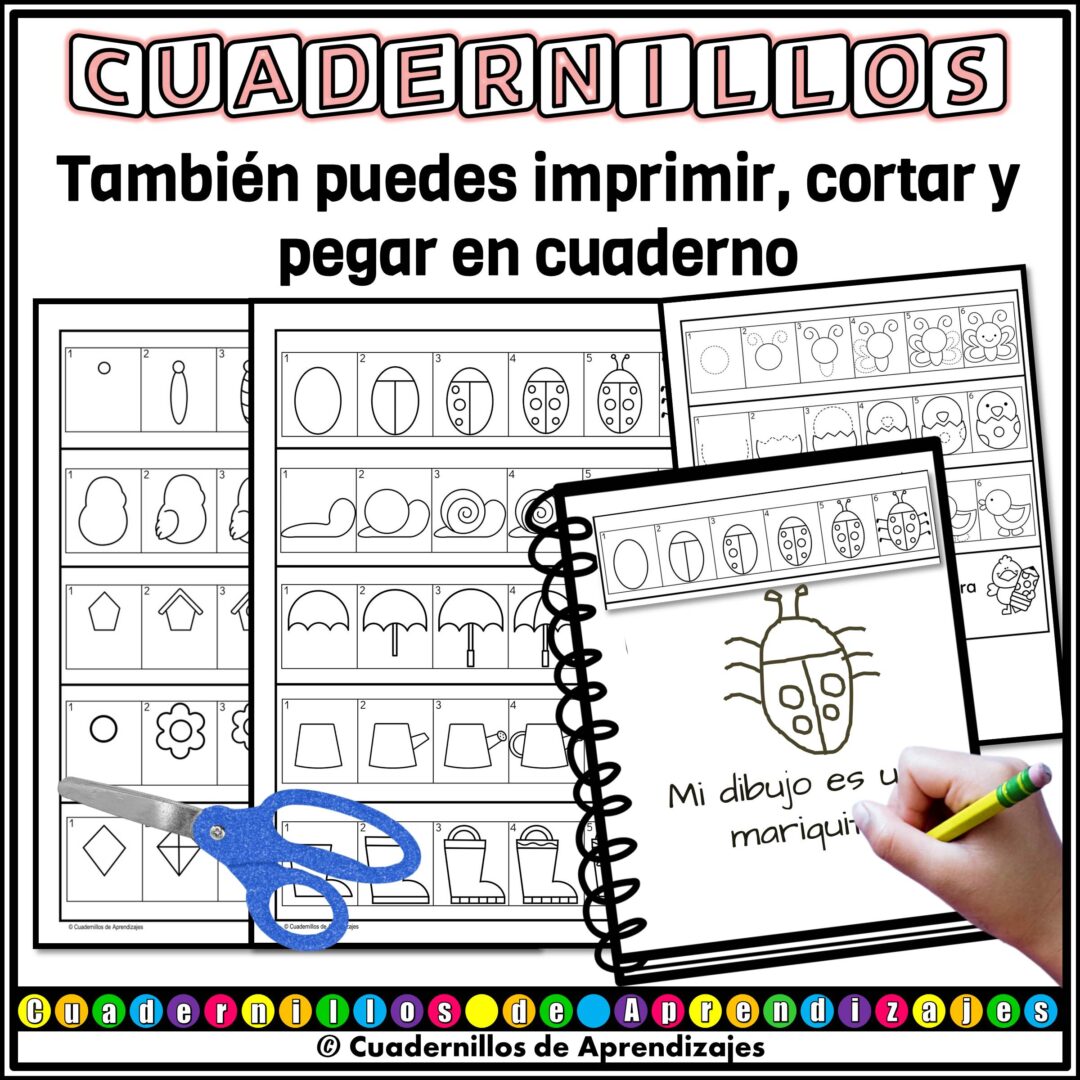 Dibuja y Escribe Primavera Adjetivos Descriptivos