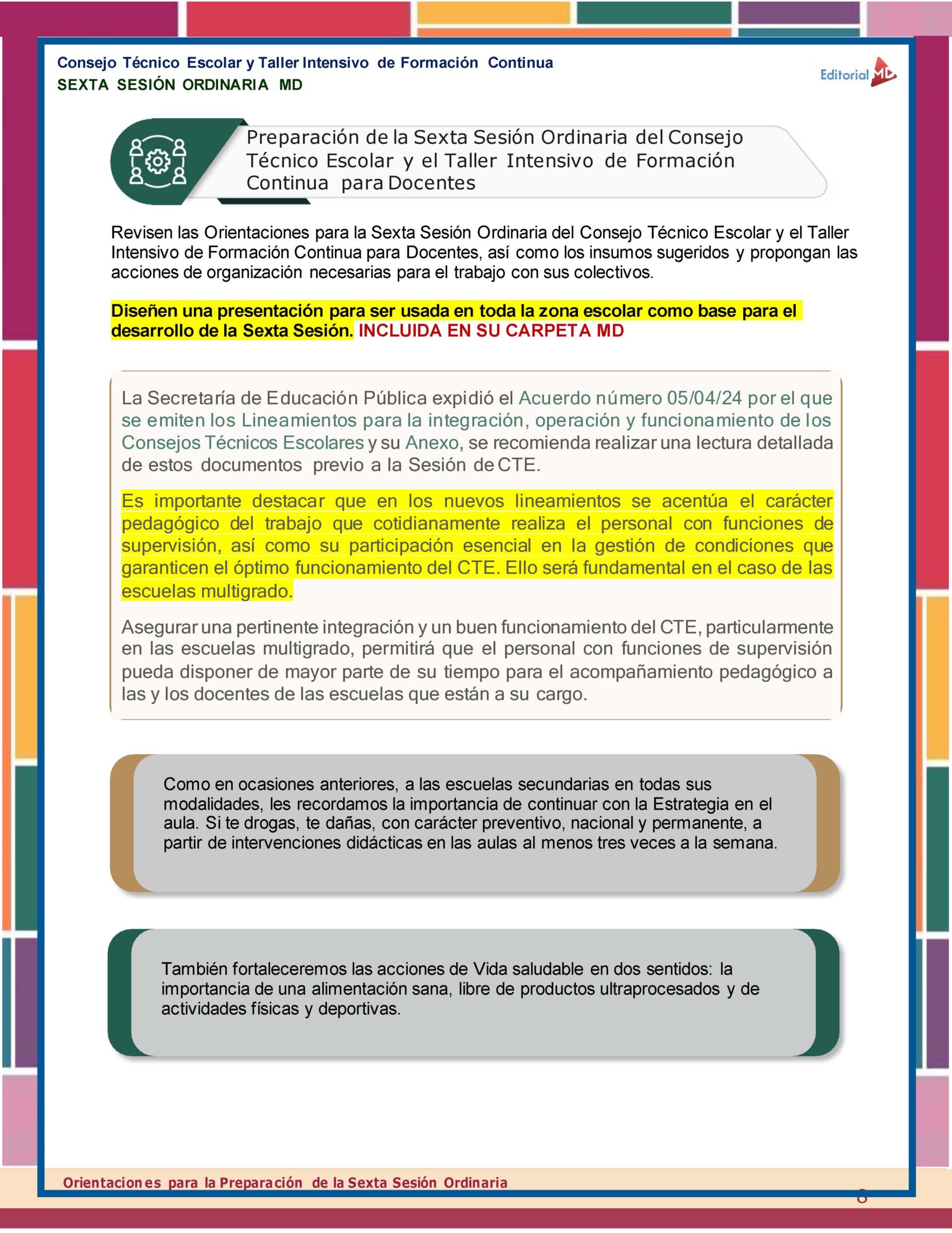 Productos Contestados Sexta Sesión CTE 2024 Productos Contestados Sexta Sesión CTE 2024