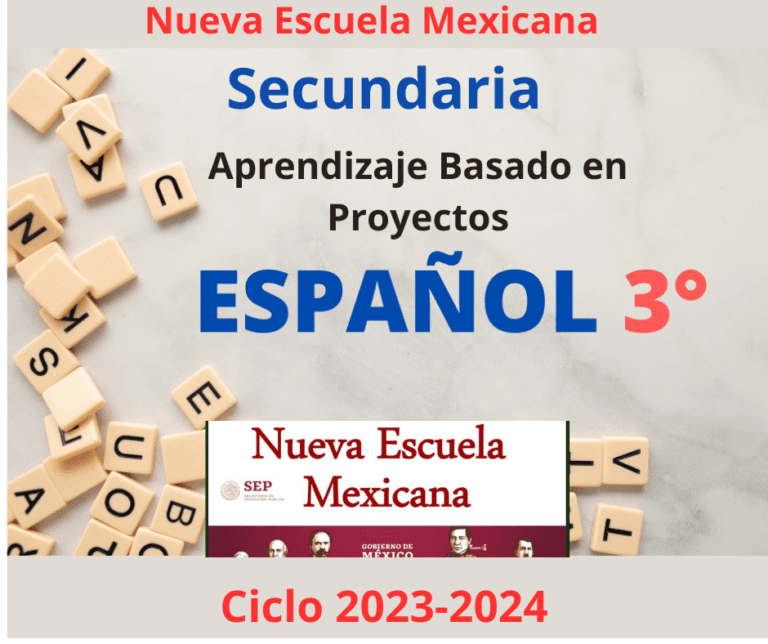 Plan Didáctico de Español 3° Secundaria 2023-2024
