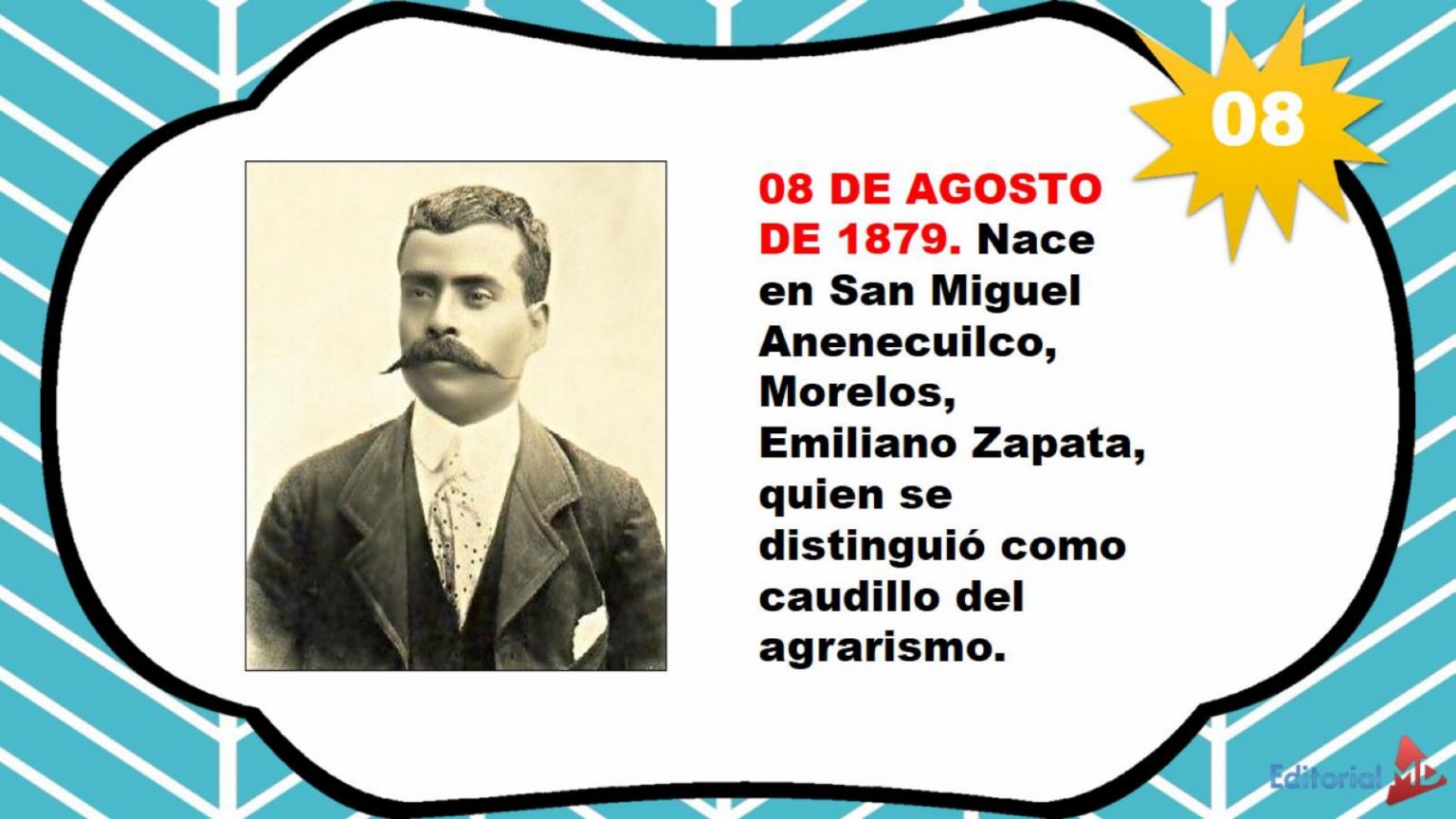 Ejemplo de Efemérides de Agosto