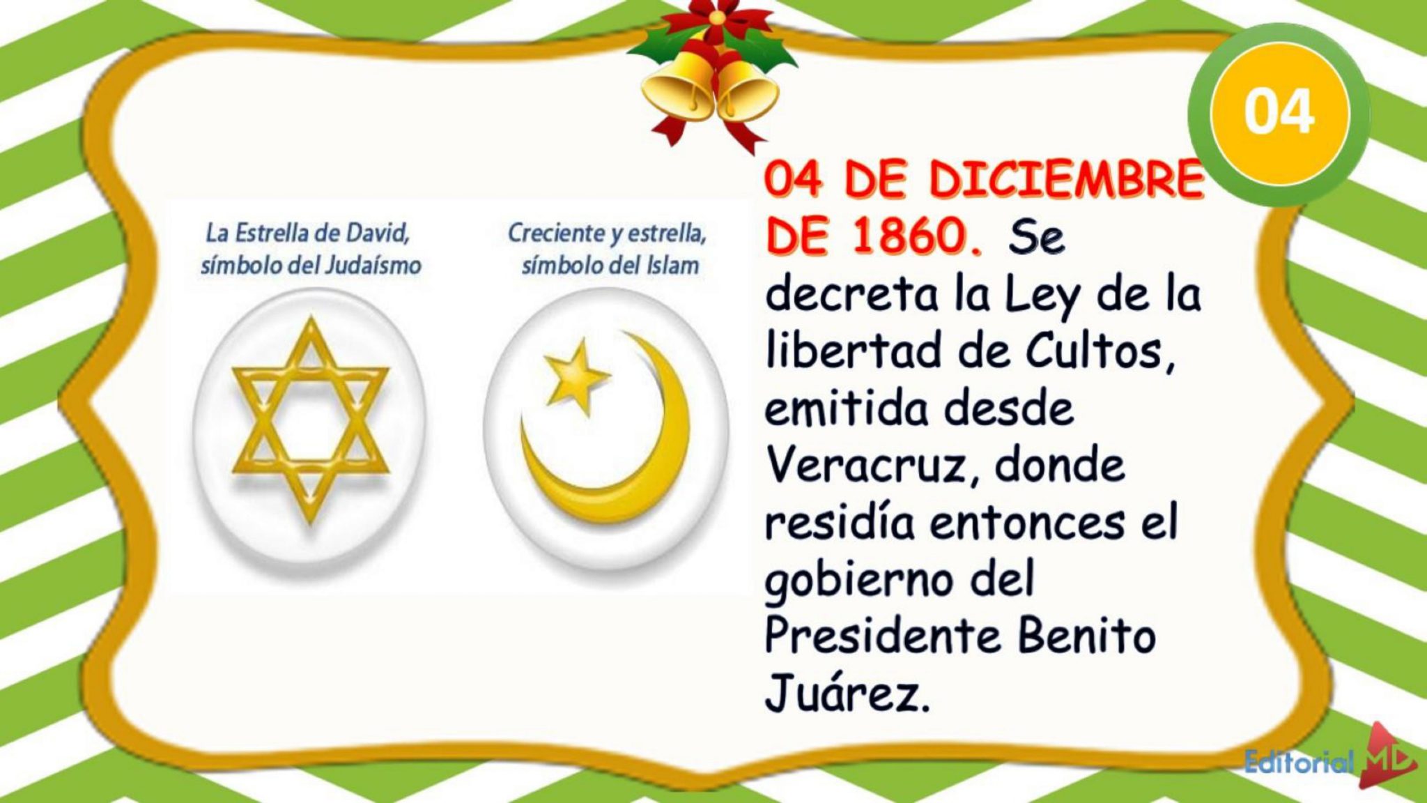 Efemérides de diciembre en México para Niños