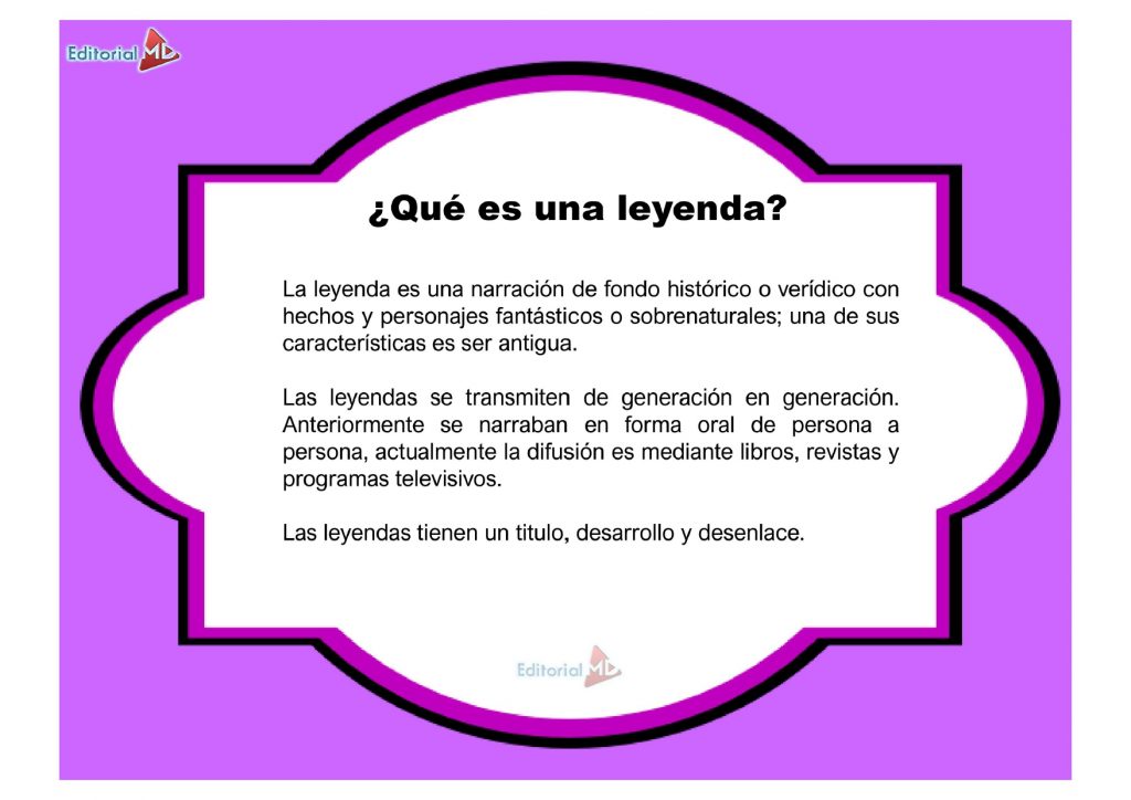 ¿Qué es una leyenda? Para Niños de Primaria